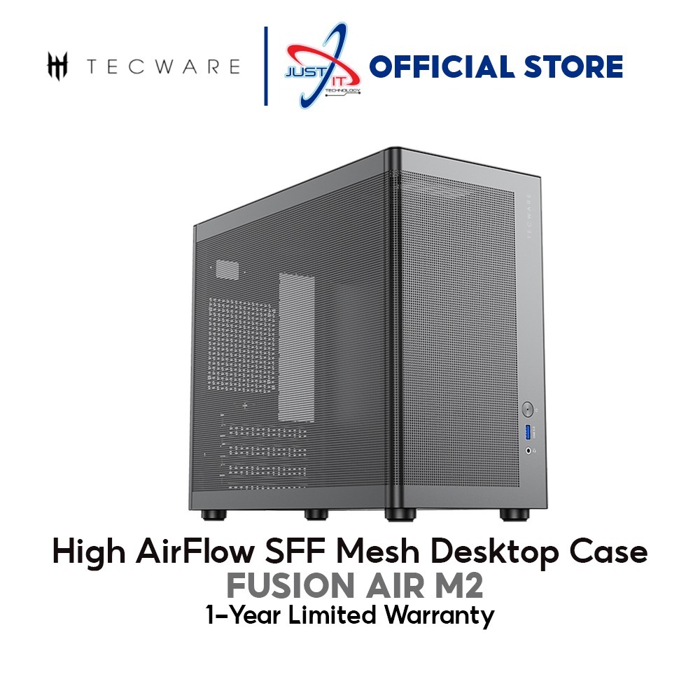 TECWARE FUSION AIR M2 SFF DESKTOP PC CASE / CASING - BLACK | Shopee ...