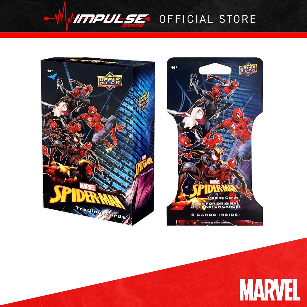 MTC Marvel Trading Card - Upper Deck Box Spider-Man | Shopee Malaysia