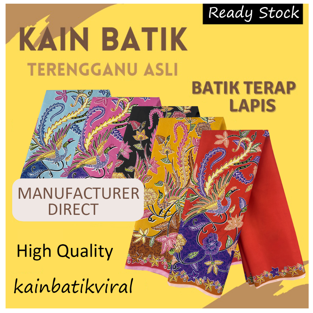 Kain Batik Sarung/Sarong Corak / Sarung Traditional /Kain Batik Burung ...