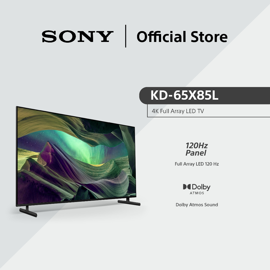 Sony 65" BRAVIA KD X85L | Full Array LED | 4K Ultra HD | High Dynamic Range (HDR) | Smart TV ...