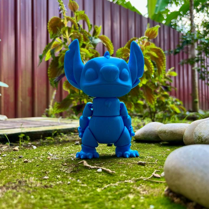Stitch Flexi Fidget Toys | Articulated Stitch Figure | 3D Printed ...
