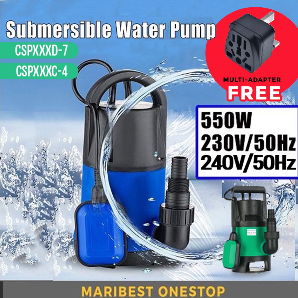 230V/240V Automatic Submersible Water Pump with Float Switch for Garden ...