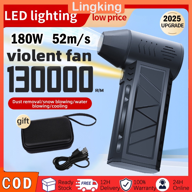 Mini Turbocharged Fan 130000 RPM Turboblower Jet Fan Violent Turbofan ...