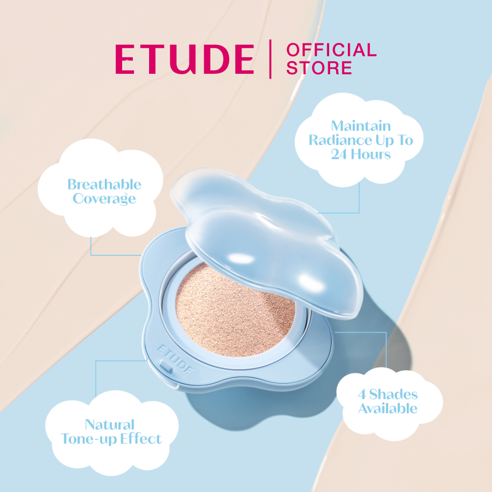 ETUDE Cloud Filter Cushion SPF42 PA+++ 15g (4 shades) *Ready Stock* | Shopee Malaysia