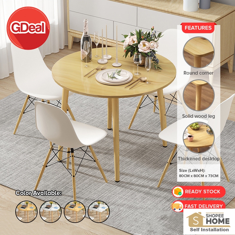 GDeal Living Room Simple Nordic Multipurpose Table Home Dining Small ...