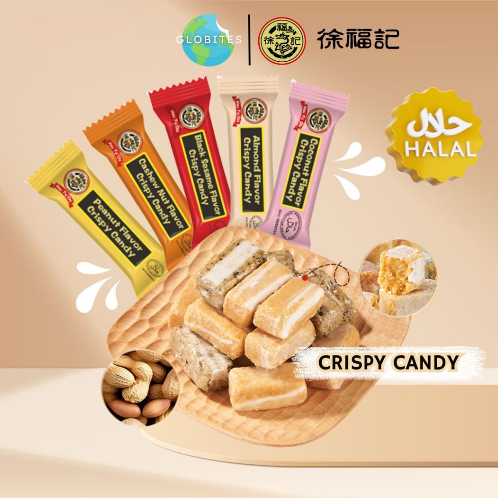 [Halal] 徐福记 Hsu Fu Chi 酥心糖 Crispy Candy (7pcs) | Shopee Malaysia