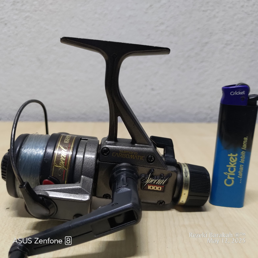 SHIMANO CARBOMATIC SPECIAL GT-R1000 Fishing Reel Spinning Mesin Pancing ...