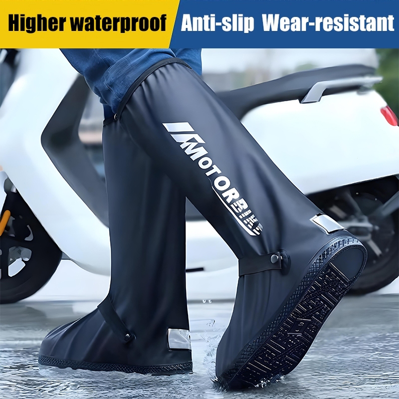 HNJ Rain Shoes Cover Waterproof Anti-slip Premium Rain Boots PVC ...