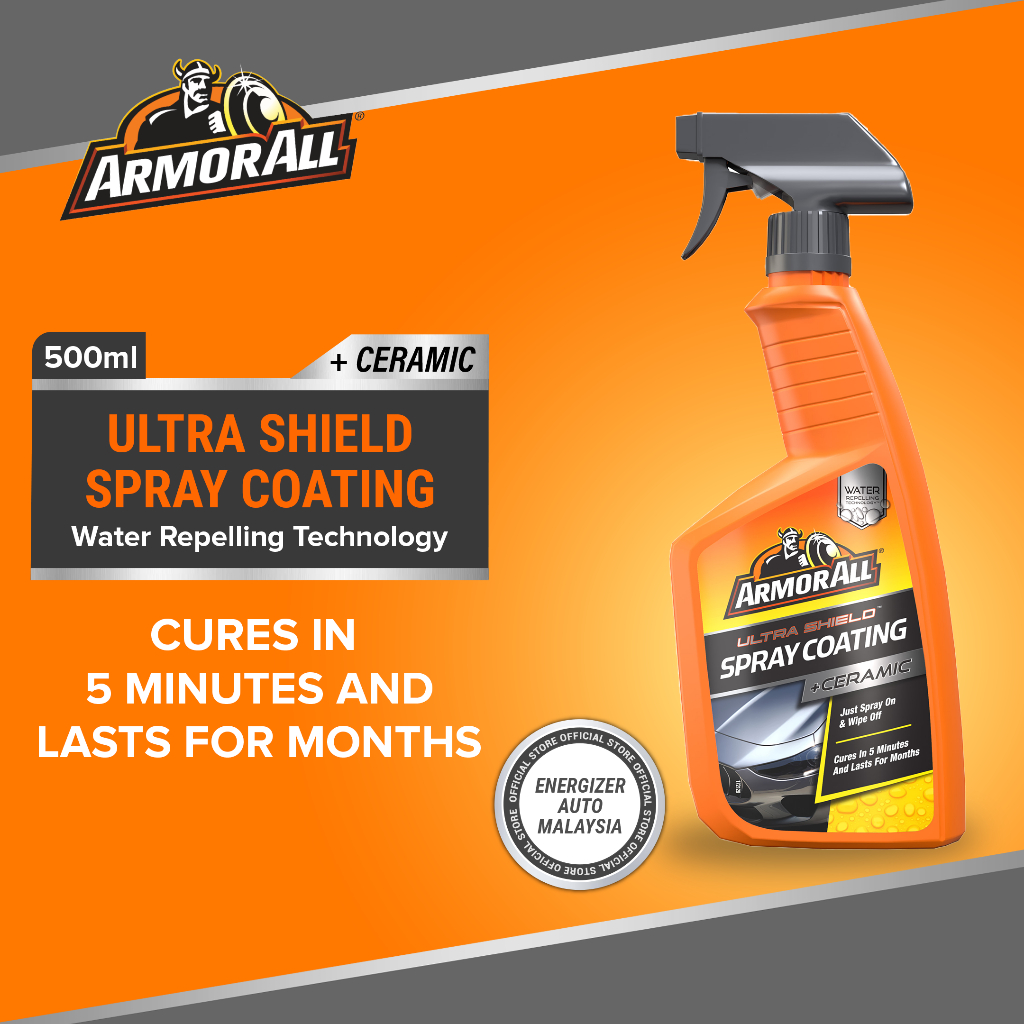 ARMOR ALL Ultra Shield + Ceramic Spray Coating (500ml) | Shopee Malaysia