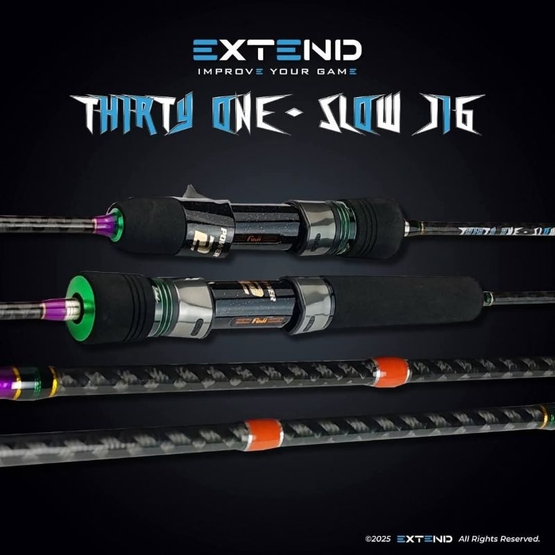 EXTEND 31 JIGGING ROD 2025 torayca slow jig fast jig fuji guide ...