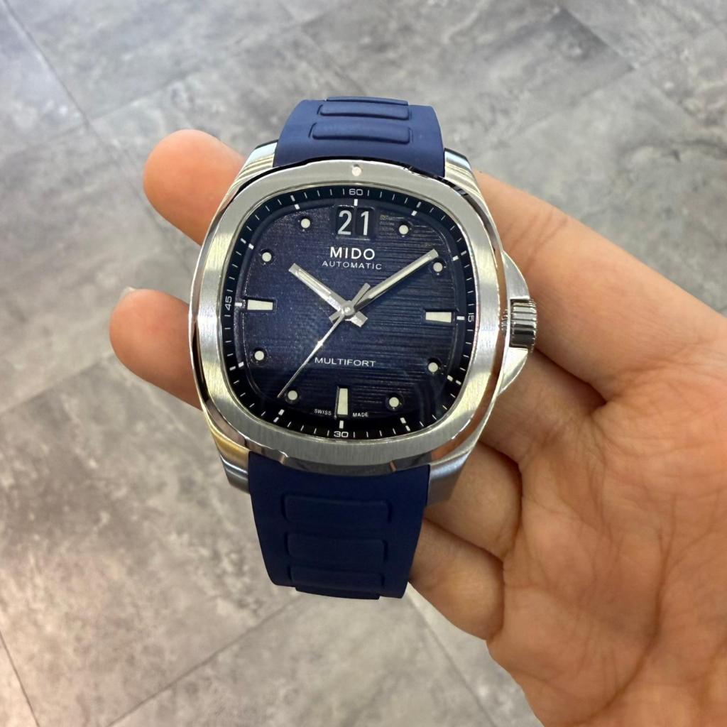 Mido Multifort TV Big Date Blue Dial RS - 40mm | Shopee Malaysia
