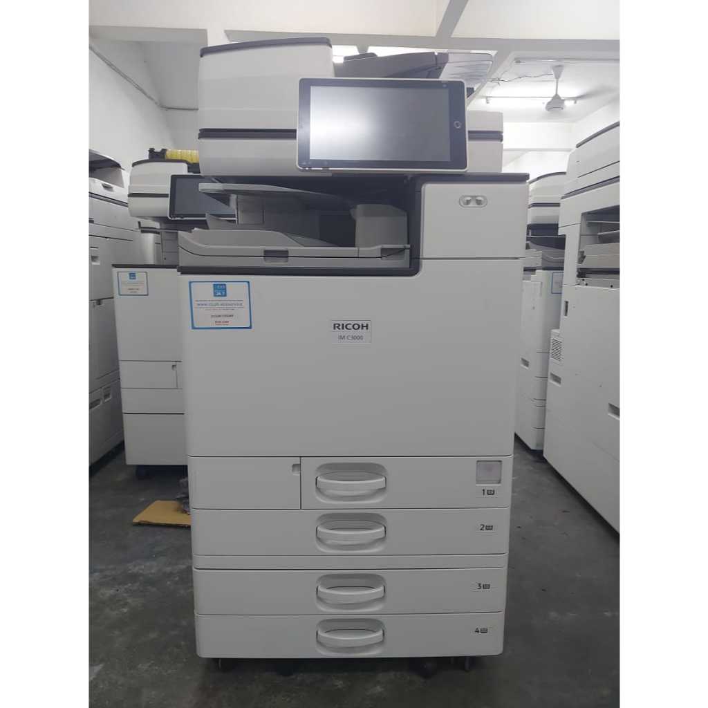 RICOH IMC 3000 RECOND MULTIFUNCTION PRINTER COPIER | Shopee Malaysia