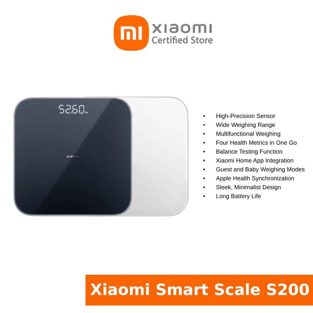 Xiaomi Smart Scale S200 | High-Precision Sensor | Wide Weighing Range ...