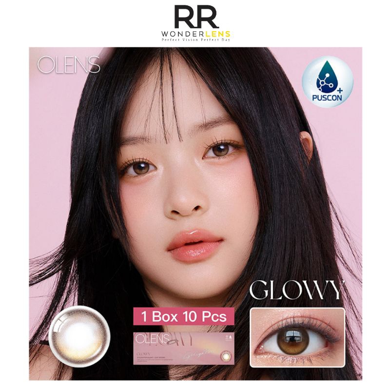olens glowy eyelighter brown daily lens 10pcs 1box(import from korea ...
