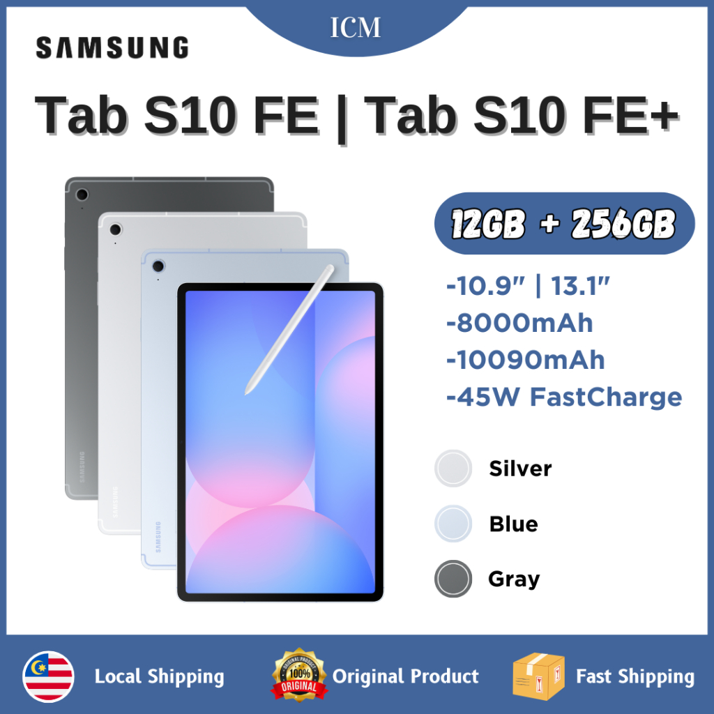Samsung Tab S10 FE | Tab S10 FE+ Original Waranti Samsung Malaysia ...
