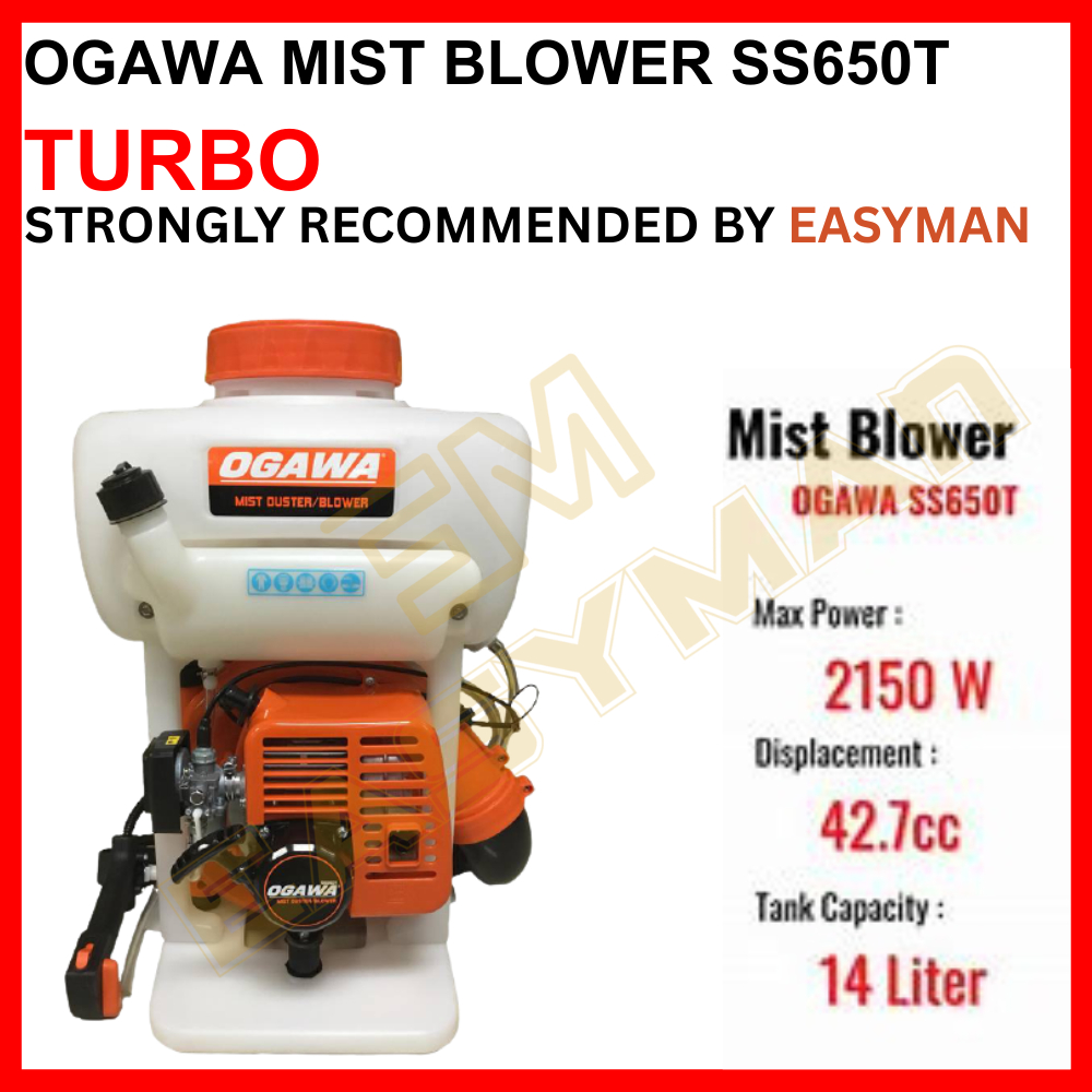 OGAWA MIST BLOWER SS650T TURBO PAM RACUN TURBO | Shopee Malaysia