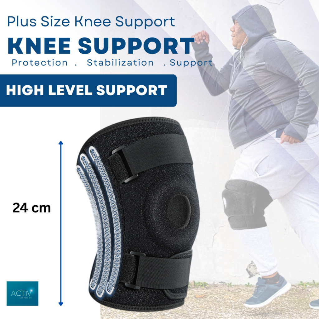 Plus Size Knee Support Guard 1pc Lutut 8XL Comfortable Sports Daily ...