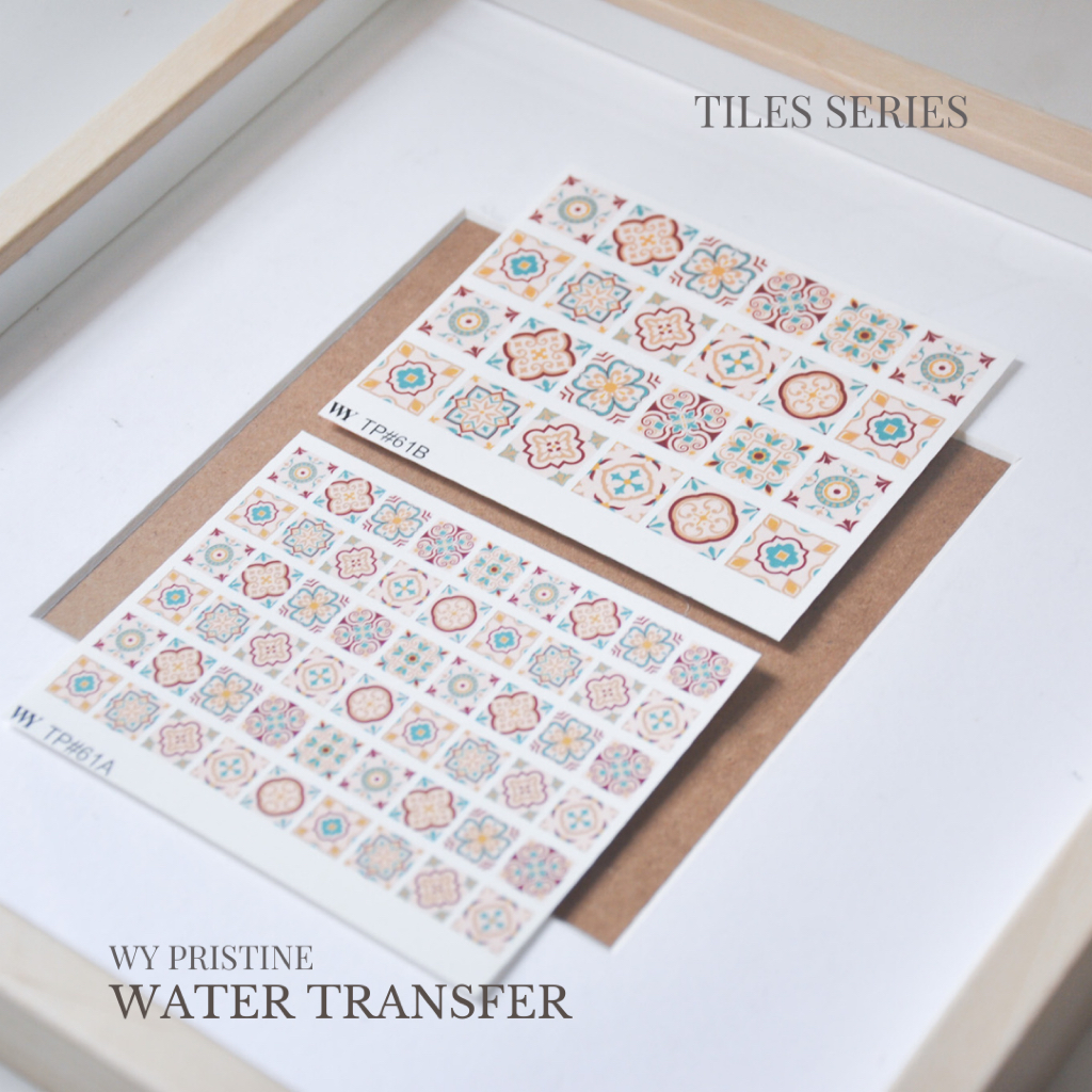 Tiles Water Transfer for Polymer Clay | Malaysian Heritage Design ...