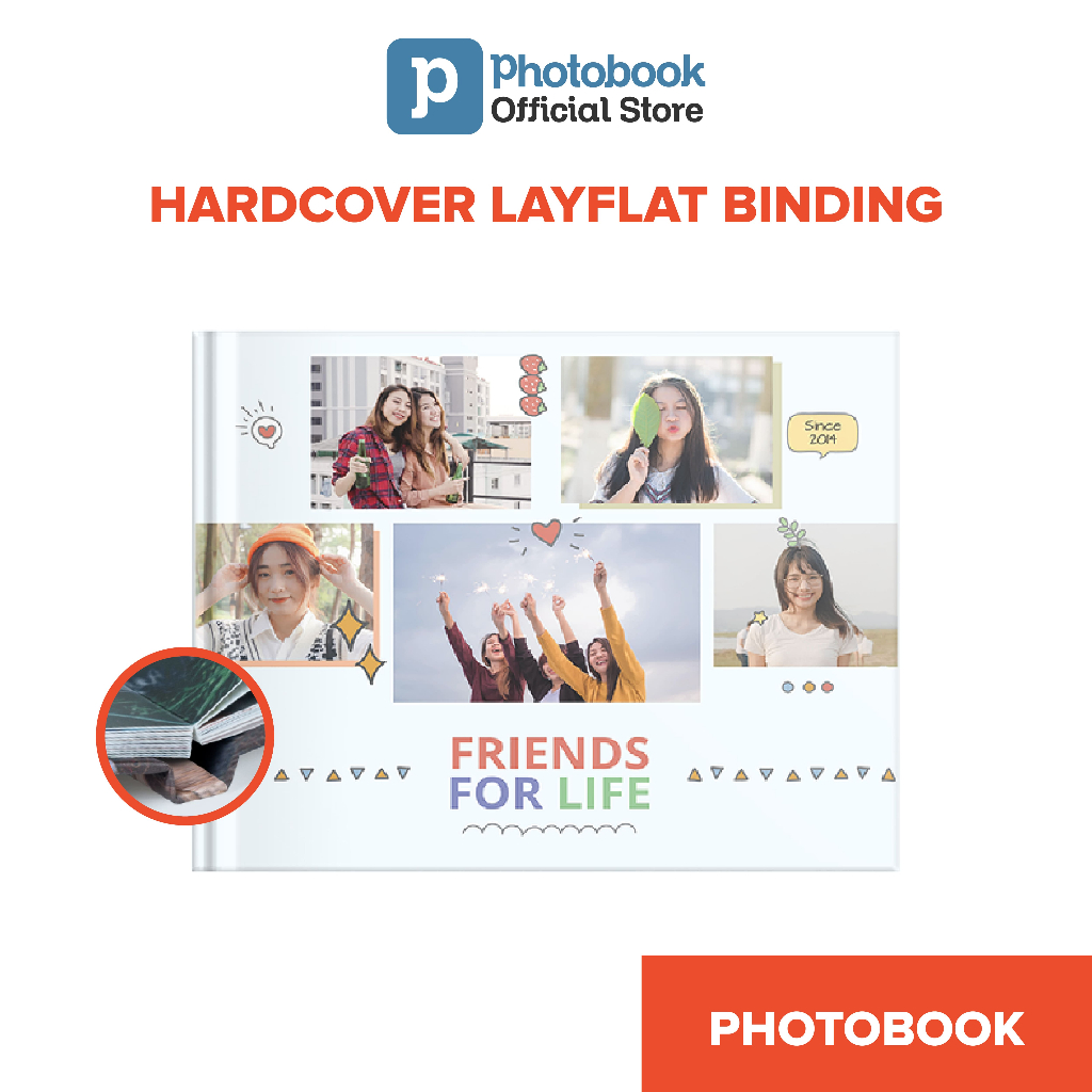 Photobook 8" x 11" Portrait Imagewrap Hardcover Layflat Photobook ...