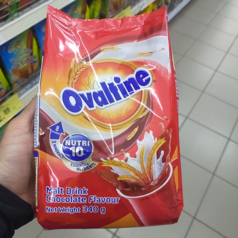 OVALTINE Malt Drink Chocolate Flavour Minuman Berperisa Coklat 340g 820g | Shopee Malaysia