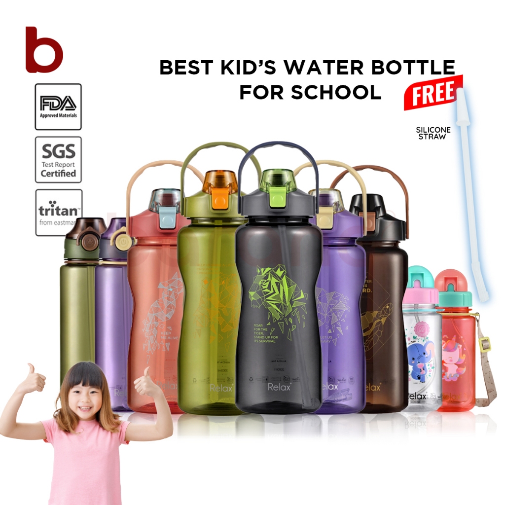 [Best Quality Water Bottles] RELAX BPA Free Tritan Water Bottle With ...