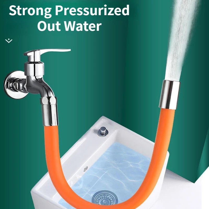 20/30/50CM Universal Faucet Extender 360° Free Bending Water Tap ...