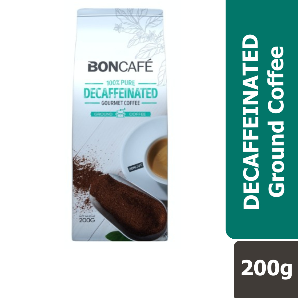 BONCAFE Decaffeinated Ground Gourmet Coffee 200g | Shopee Malaysia