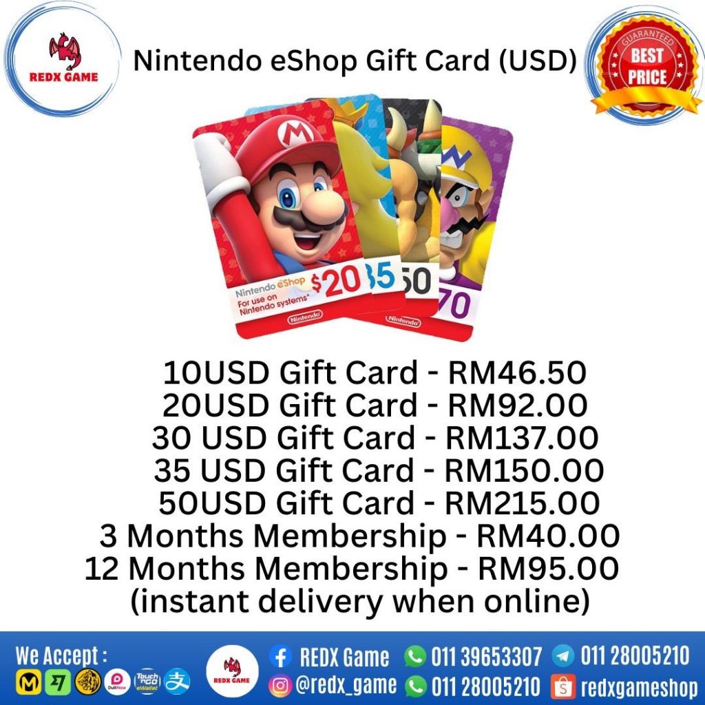 Nintendo Switch Games US eShop USA Nintendo OLED Switch V1 V2 Lite Console Nintendo Switch Game ...