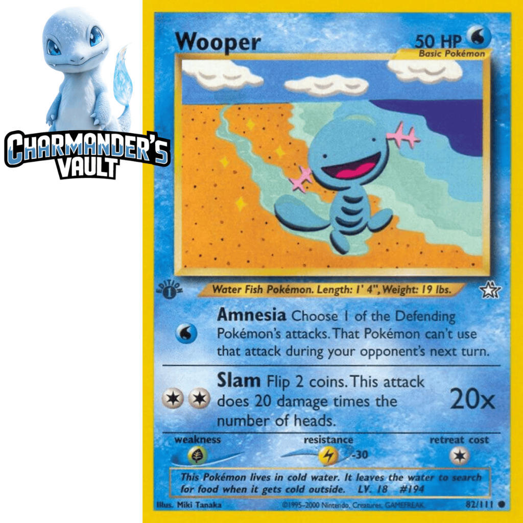 Wooper #082/111 Neo Genesis Vintage 2000 Pokémon TCG | Shopee Malaysia