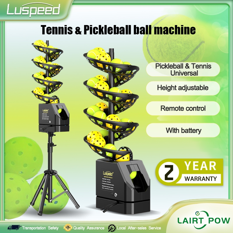 Luspeed Tennis Ball Machine Pickleball machine Automatic Ball Launcher ...