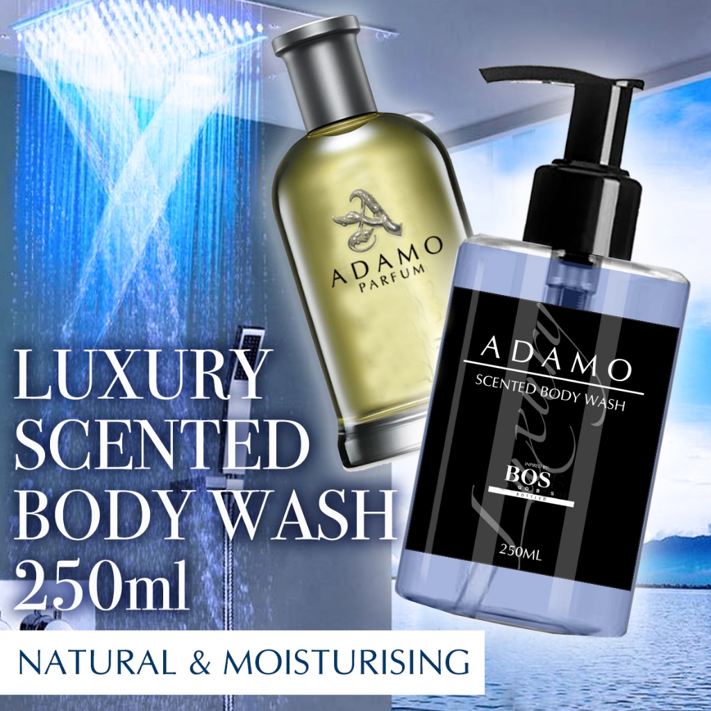 🔥Viral!!!🔥Adamo Luxury Scented Body Wash 250ML (BOS) | Shopee Malaysia