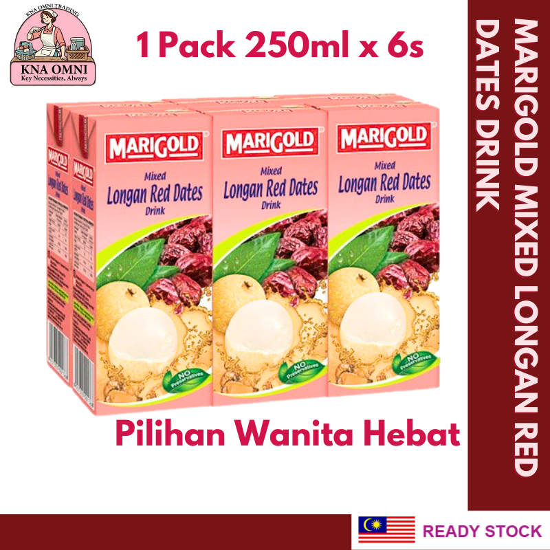 Marigold Longan Red Dates Drink Minuman Campuran Longan Kurma Merah ...