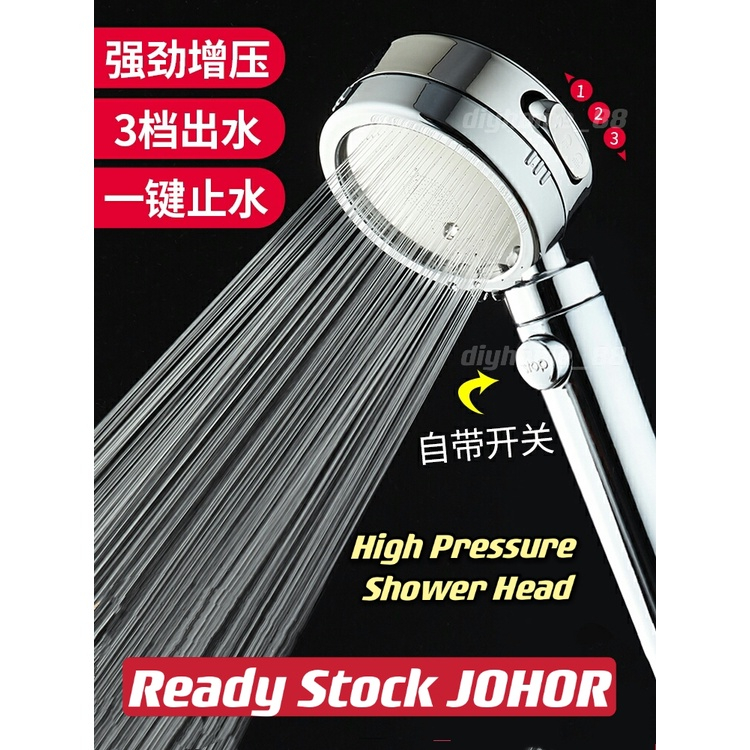 SUS 304 Stainless Steel High Pressure Bathroom Hand Shower Head ...