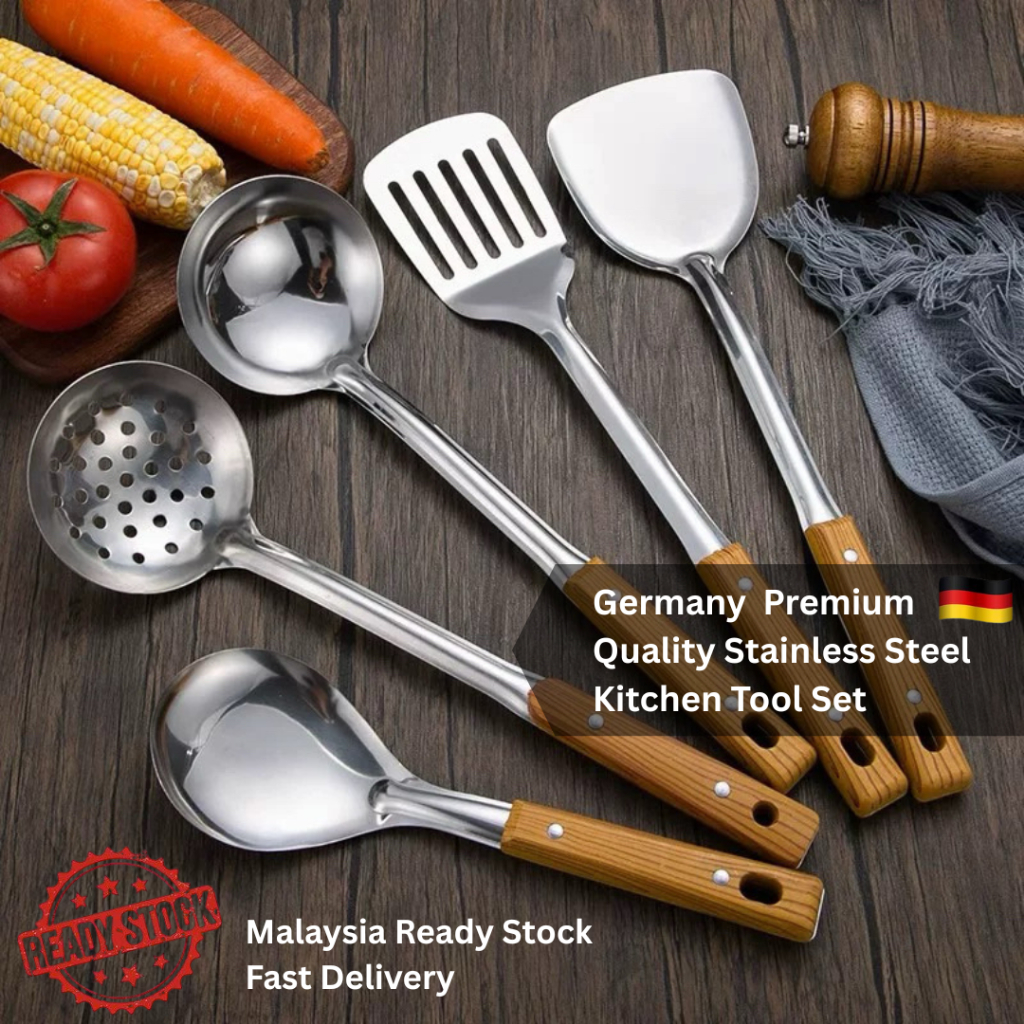 (5pcs Set Lowest Price) Stainless Steel Kitchen Tool Kitchen Utensils ...
