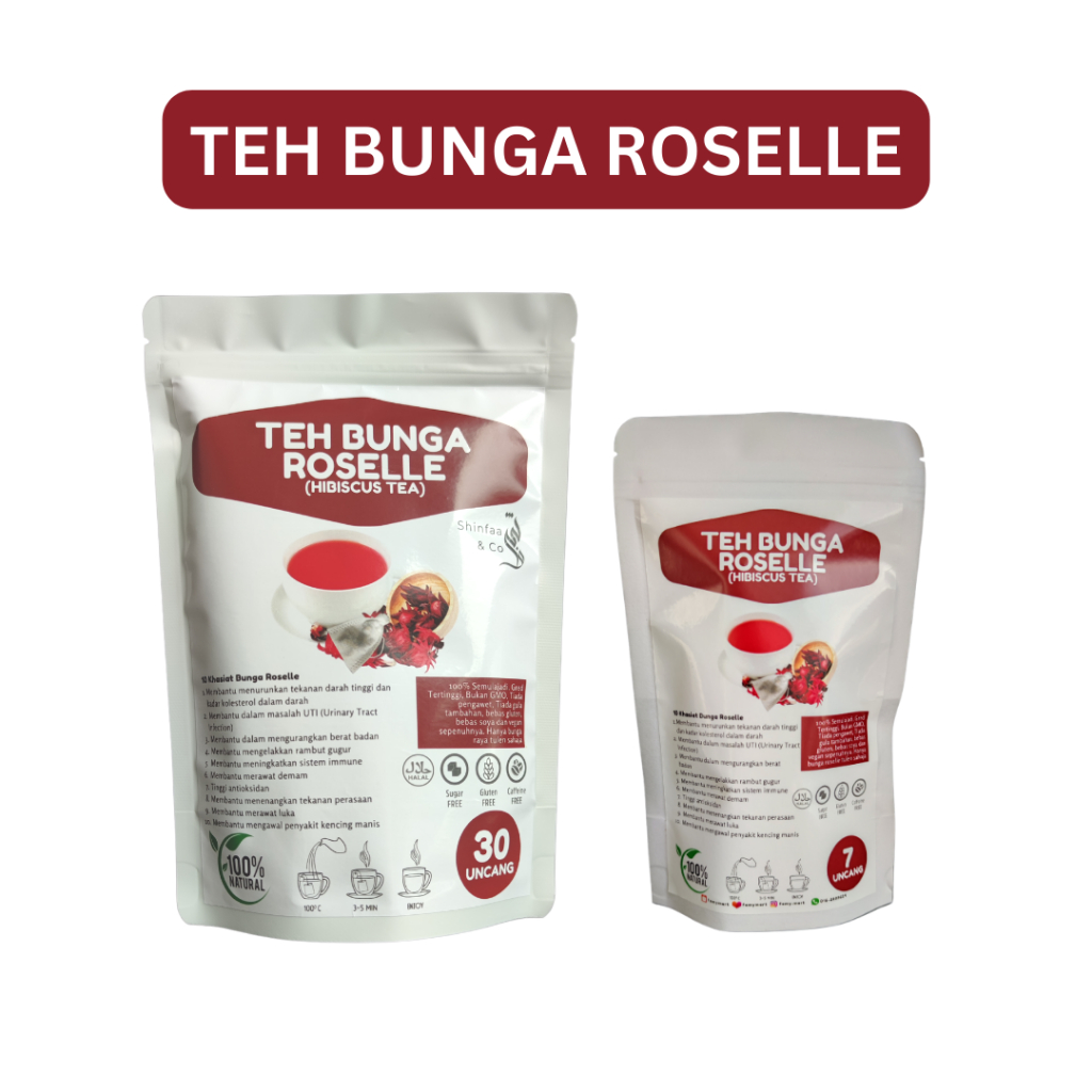 Teh Bunga Roselle | Hibiscus Tea | Shopee Malaysia