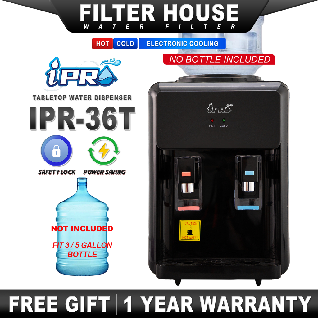 IPRO IPR-36T Hot & Cold / Hot & Warm Top Loading Water Dispenser ...