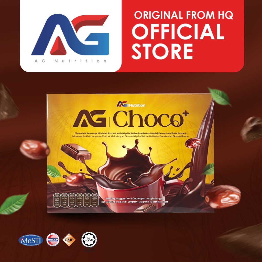 AG Nutrition AG Choco+ Food Supplement (10 Sachets x 250 g) | Shopee ...