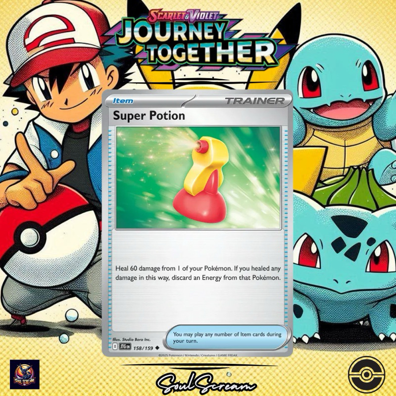 Pokemon TCG Super Potion Journey Together | Shopee Malaysia