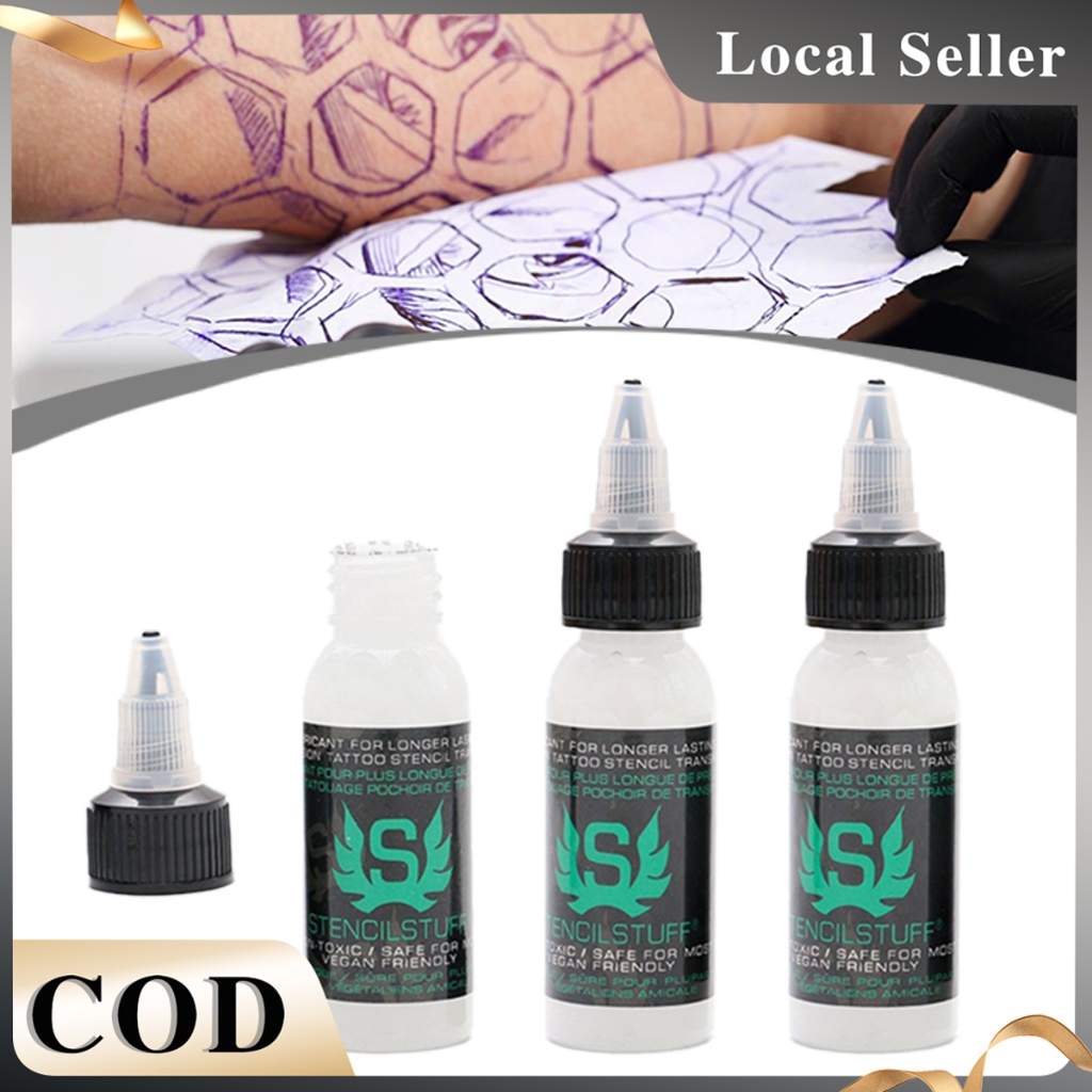 3Pcs Transfer Gel Tattoo Stencil Stuff Solution Cream Tattoo Stencil Magic Gel 30ML | Shopee ...