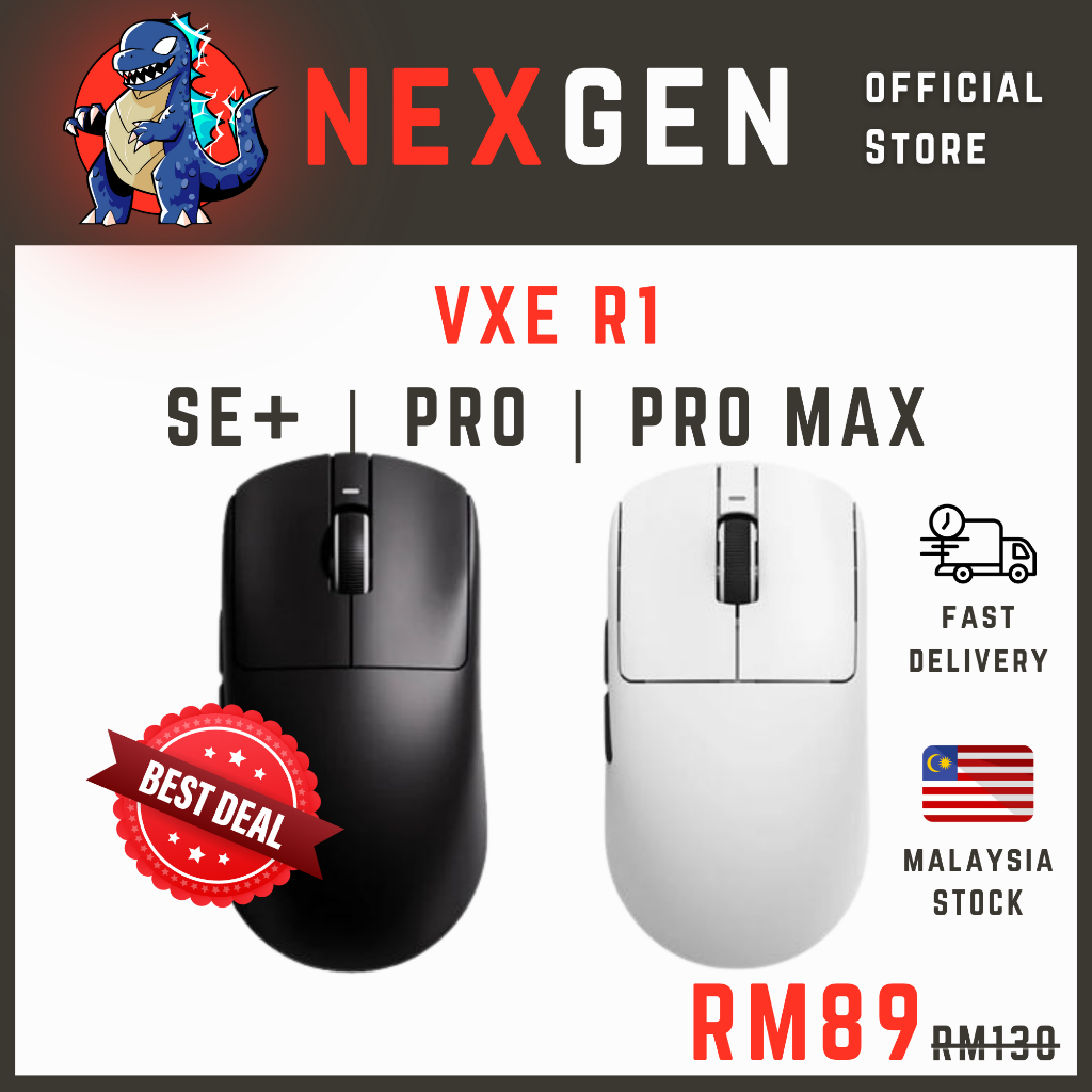 [READY STOCK] VXE DRAGONFLY R1 SE+ / R1 / PRO / PRO MAX | 4000 Hz ...