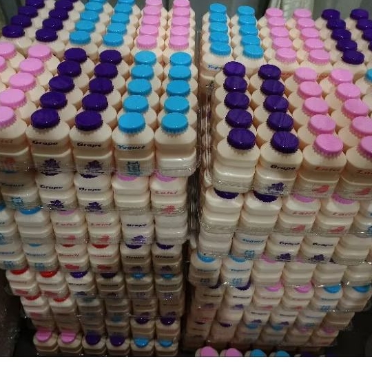 30 botol mini Air Yogurt pelbagai perisa Anggur/ Strawberry/Laici ...