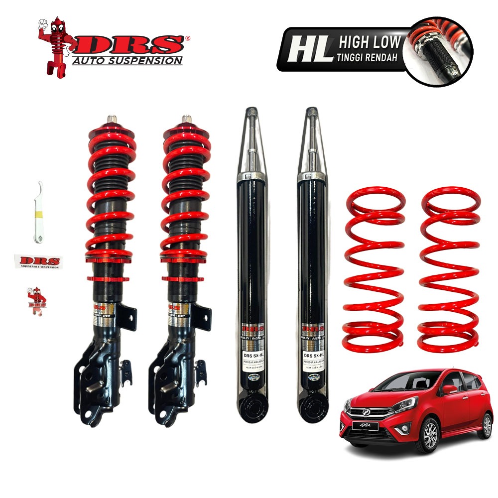🔥 🔥 PERODUA AXIA 🇲🇾DRS (HL Series) Adjustable Absorber / Suspension ...