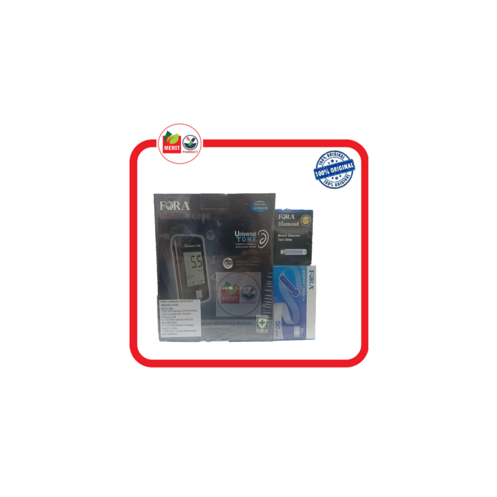 Fora Diamond GD50 Blood Glucose Monitoring Set PROMO PACK | Shopee Malaysia