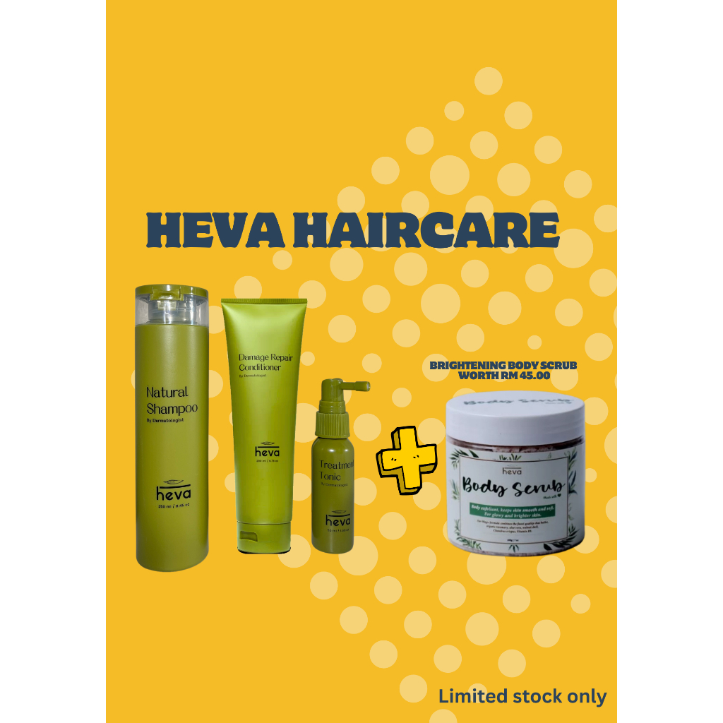 {ORIGINAL FROM HQ} Heva Hair Care Treatment Shampoo | Stronger ...