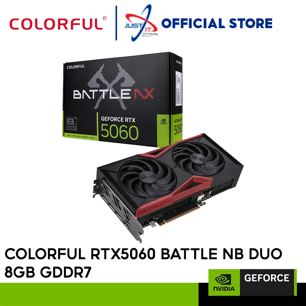 COLORFUL GeForce RTX 5060 BATTLE NB DUO / BATTLE AX DUO 8GB GDDR7 ...