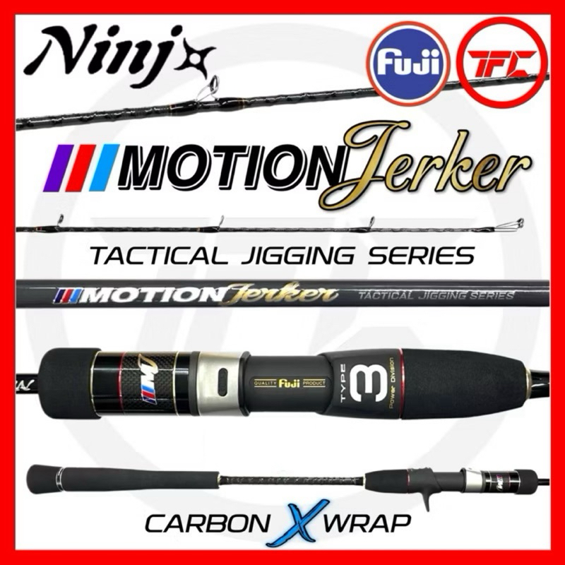 NINJA MOTION JERKER Slow Fast Jigging Overhead & Spinning Rod BC ...