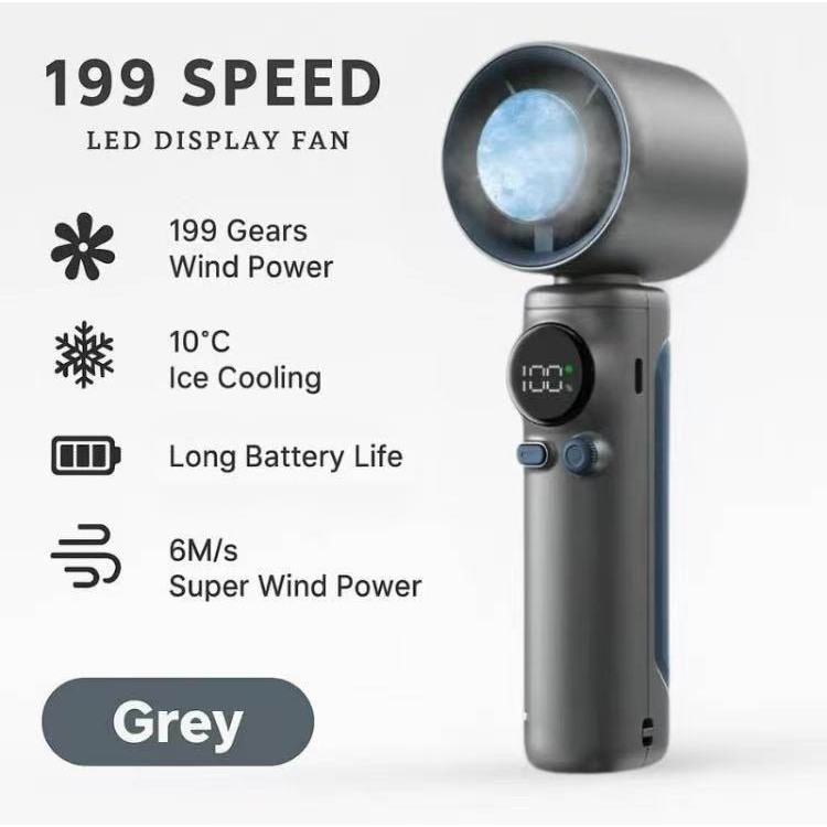 【199speed】 Cold Mini Fan Cold Compress Superconductive 4000 MAH Ultra ...