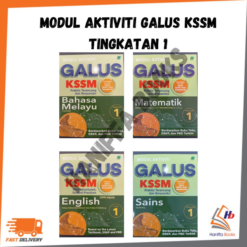 SASBADI : MODUL AKTIVITI GALUS KSSM TINGKATAN 1 | Shopee Malaysia