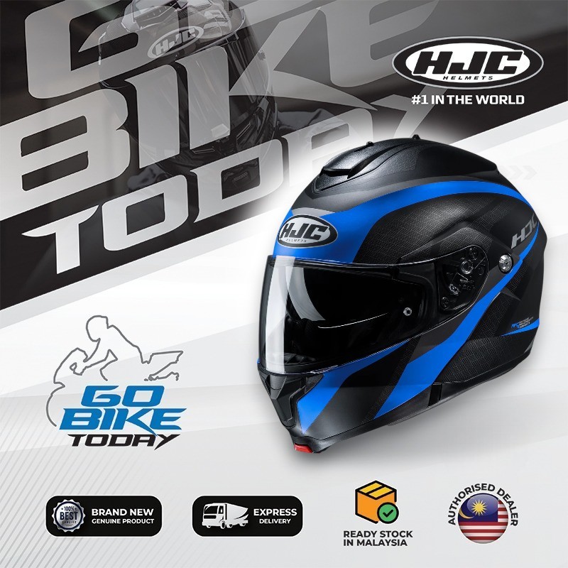 HJC C91 Taly MC2SF Modular Helmet | Flip-Up | ECE Certified | Sun Visor ...