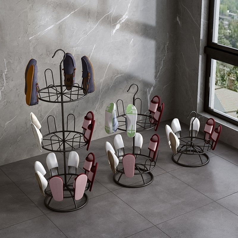 Shoe Drying Rack - Single Layer (Black) | Shopee Malaysia